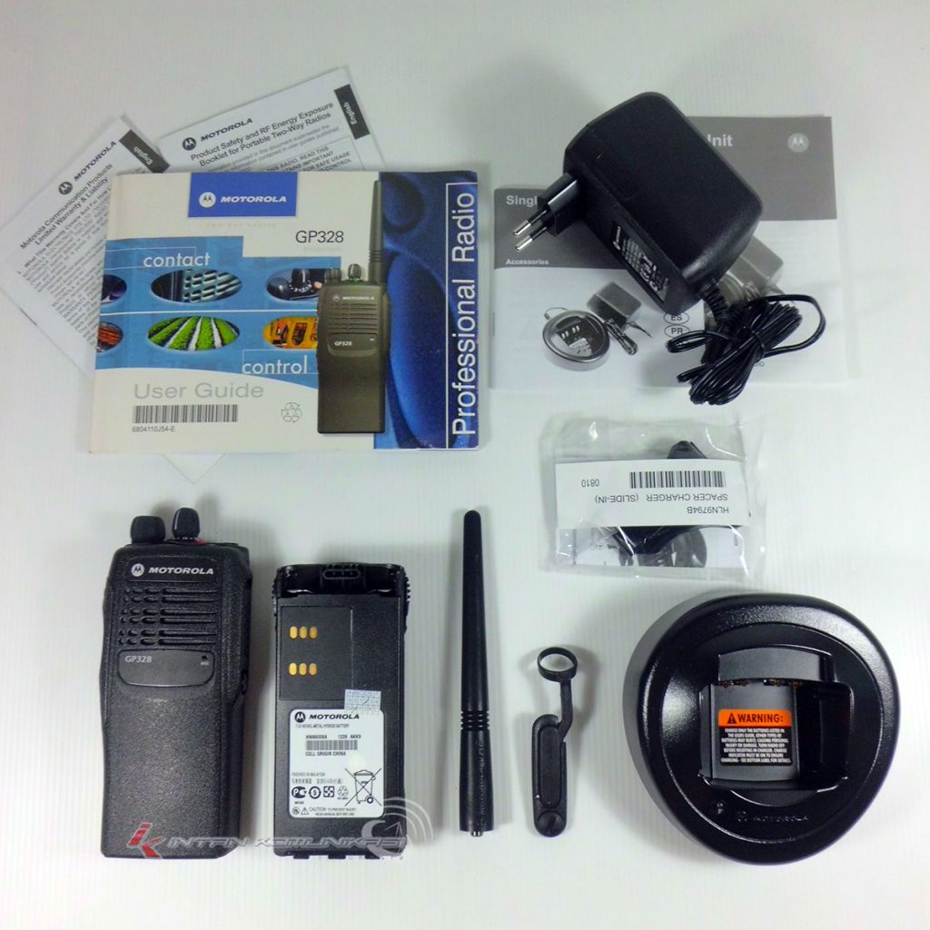 HT Motorola GP328 VHF - Intan Komunikasi Indonesia