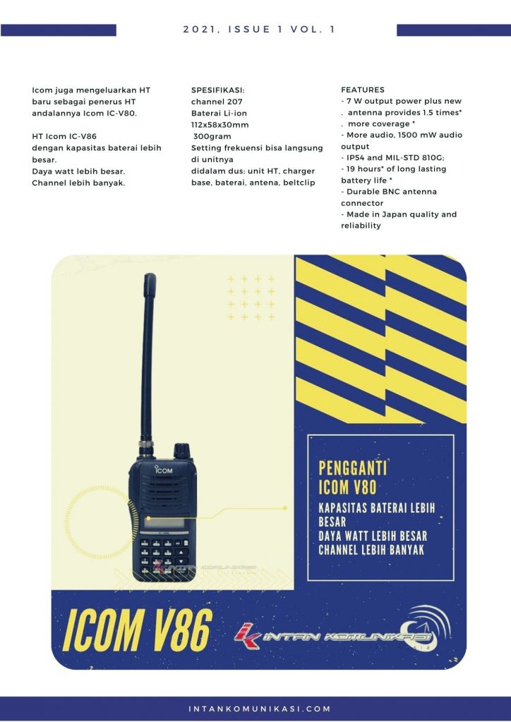 Informasi Radio HT 2021-1 - Intan Komunikasi Indonesia